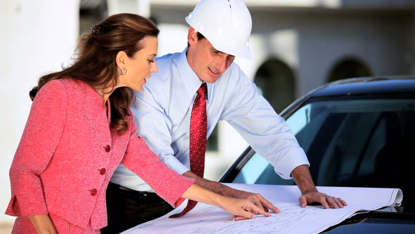 elegant lady discussing her home building Stock Footage Video (100% ...