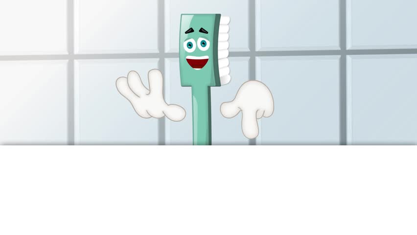Funny Toothbrush Tooth Brush Dentist Stock Footage Video (100% Royalty ...