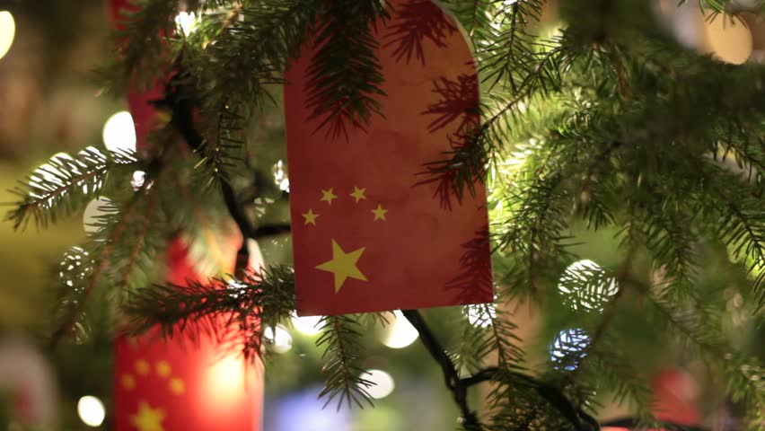 christmas tree china Stock Footage Video (100% Royalty-free) 975418 ...