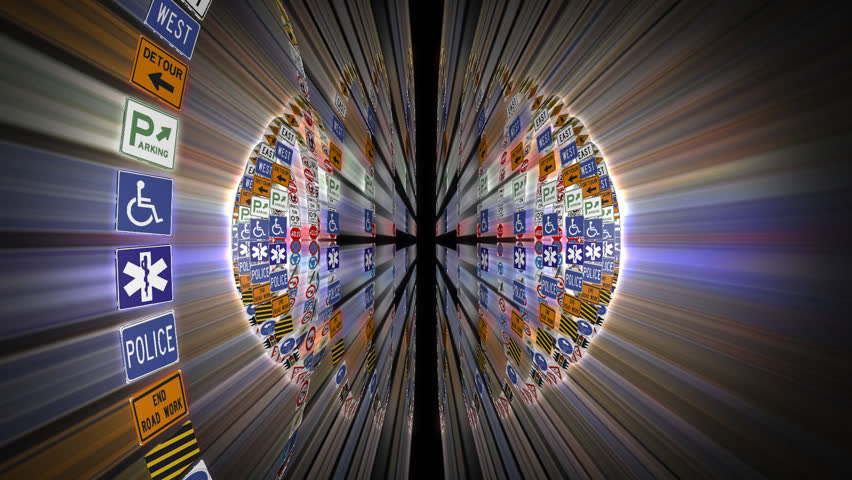 traffic signs animation alpha png Stock Footage Video (100% Royalty ...