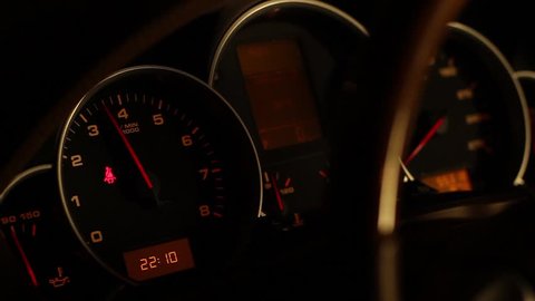 Increase Speed On Speedometer Stock Footage Video (100% Royalty-free ...