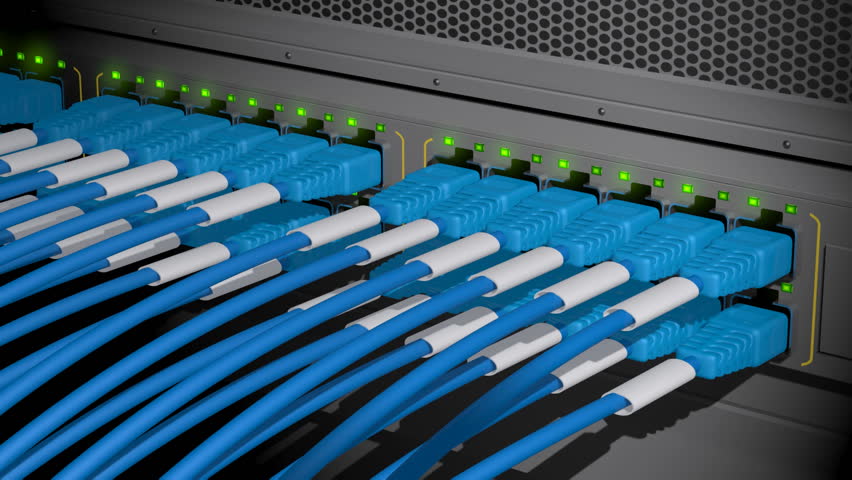 network server switch led flashing Stock Footage Video (100% Royalty ...