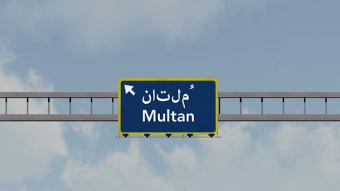4k Passing Under Multan Pakistan Highway Stock Footage Video (100% ...