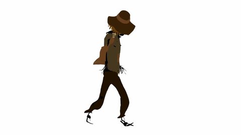 Detective Loop Looping Animation Detective Following Stock Footage ...