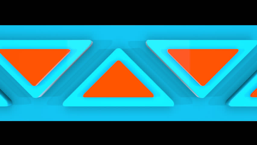 3d Blue Triangle Buttons Webbing Stock Footage Video (100% Royalty-free ...