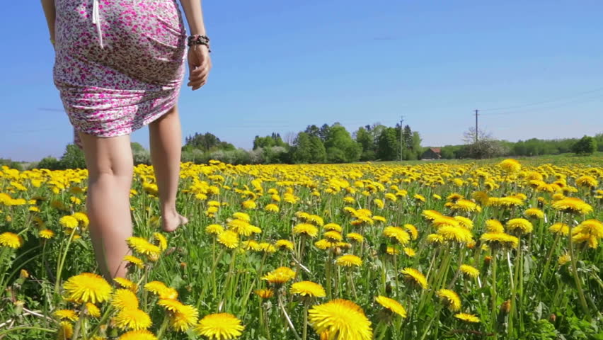 Follow Her Steps. Lady is Stock Footage Video (100% Royalty-free ...