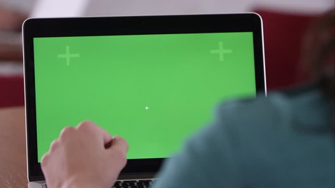 business woman hands working internet on Stock Footage Video (100% ...
