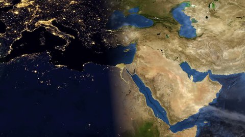 egypt mediterranean time-lapse 4k hd earth Stock Footage Video (100% ...