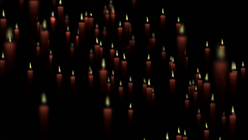 Candles Particles World with Alpha Stock Footage Video (100% Royalty ...