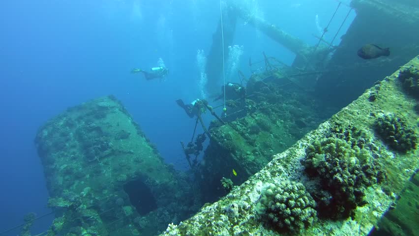 red sea strait gubal egypt - Stock Footage Video (100% Royalty-free ...