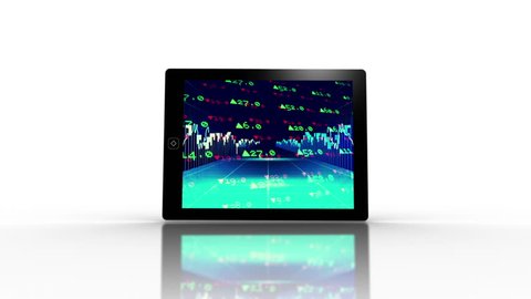 Digital Animation Media Device Screens Showing Stock Footage Video (100 ...