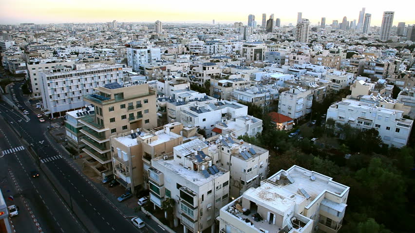 The Modern Israeli City of Stock Footage Video (100% Royalty-free ...