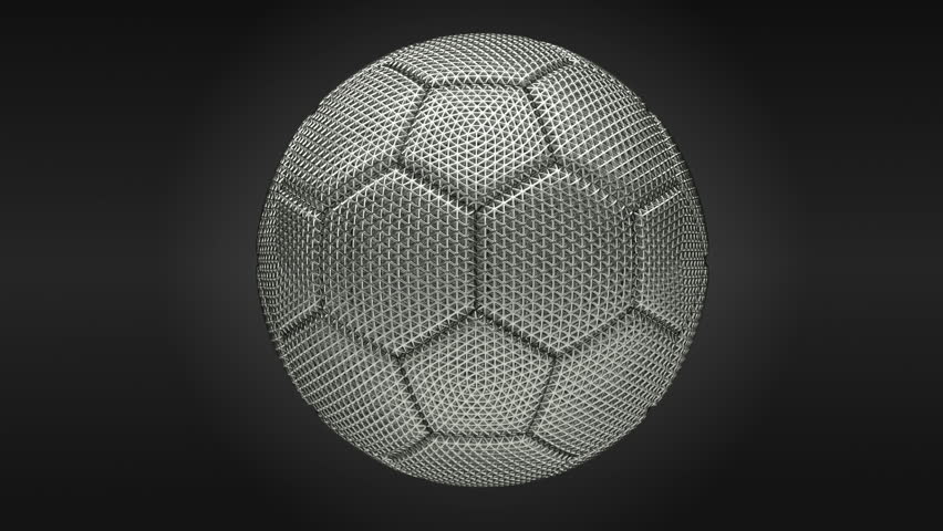 Rotating Soccer Ball Made of Stock Footage Video (100% Royalty-free ...